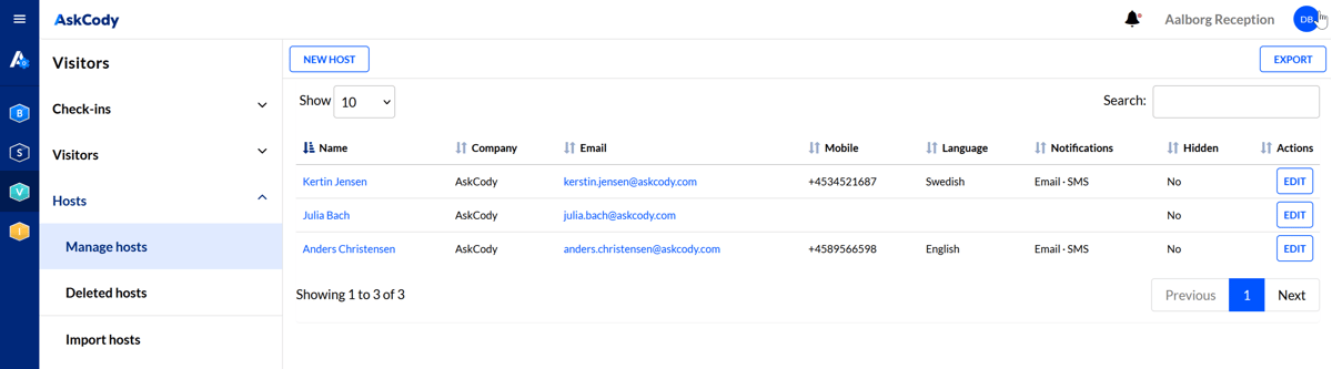 How to use the Visitor Management Portal