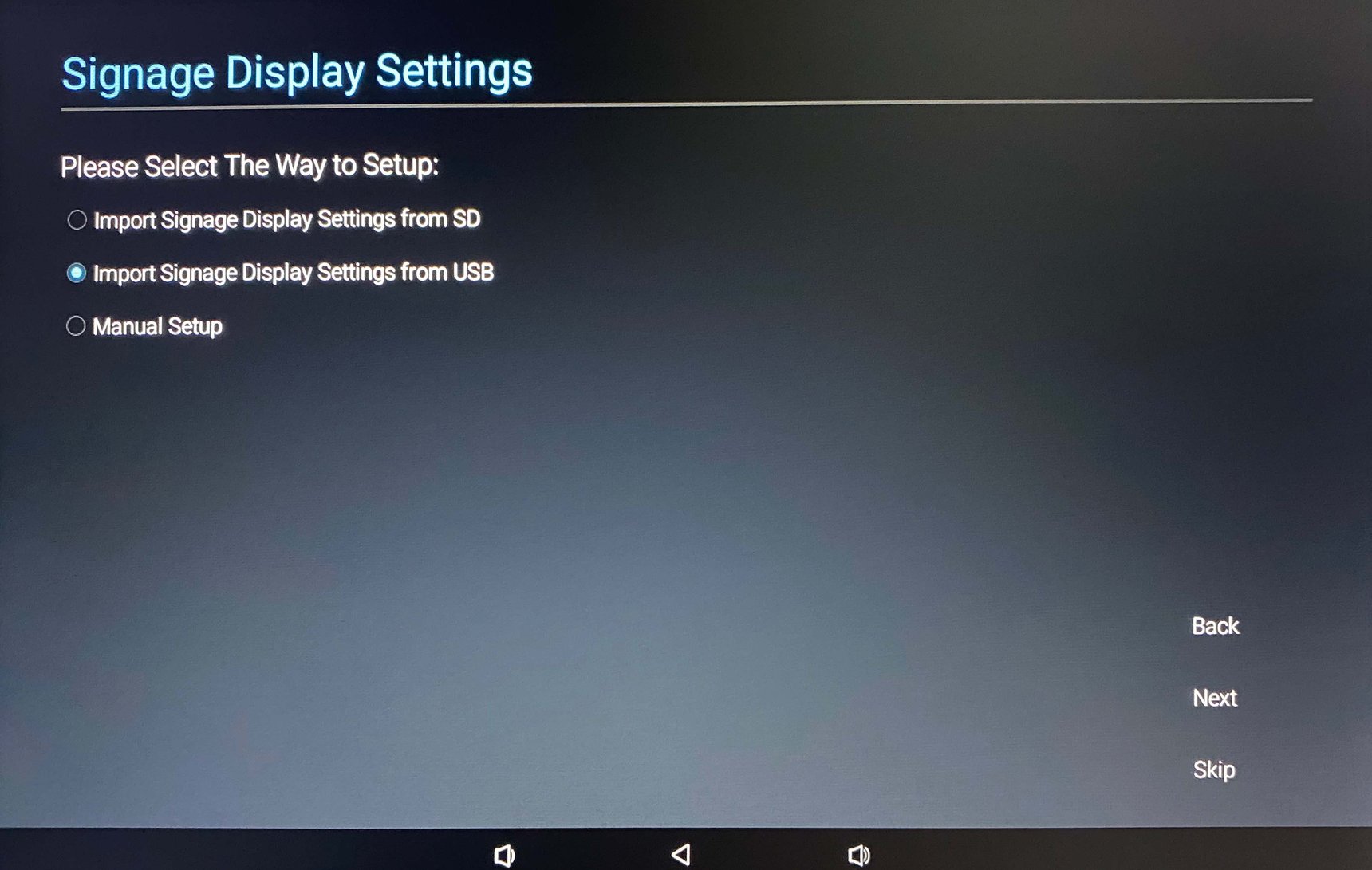 How to set up AskCody Displays on Philips 10BDL4551T