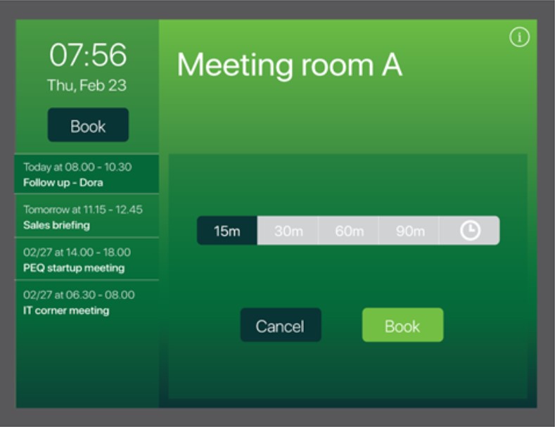 Getting started with Meeting Room Displays