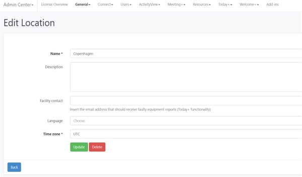 Setting up basic organizational settings