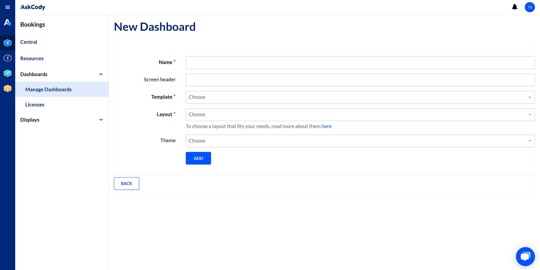 How to create a Dashboard